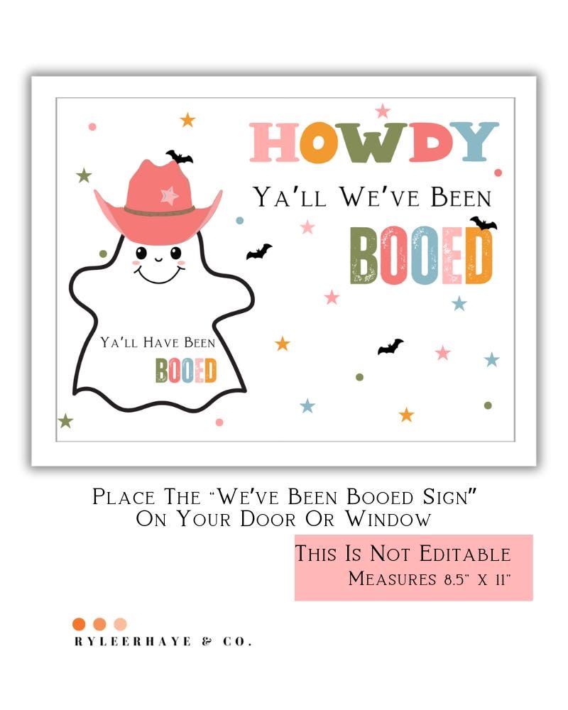 Yall Have Been Booed You've Been Booed Youve Been Bood Halloween Boo ...