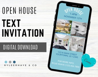 Real Estate Open House Invitation - Etsy