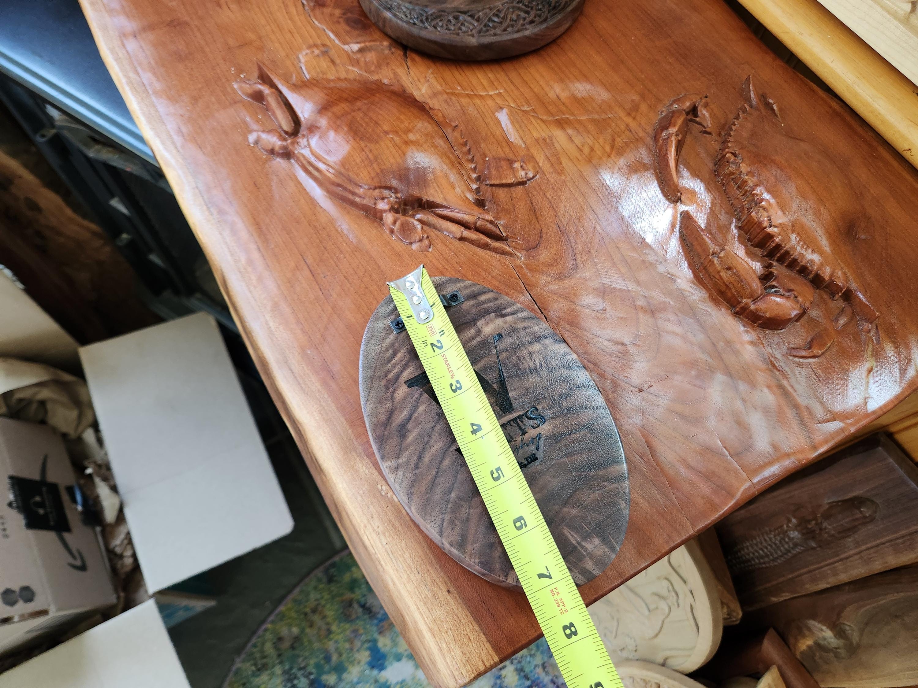 Mermaid Wood Carving in Black Walnut - Etsy