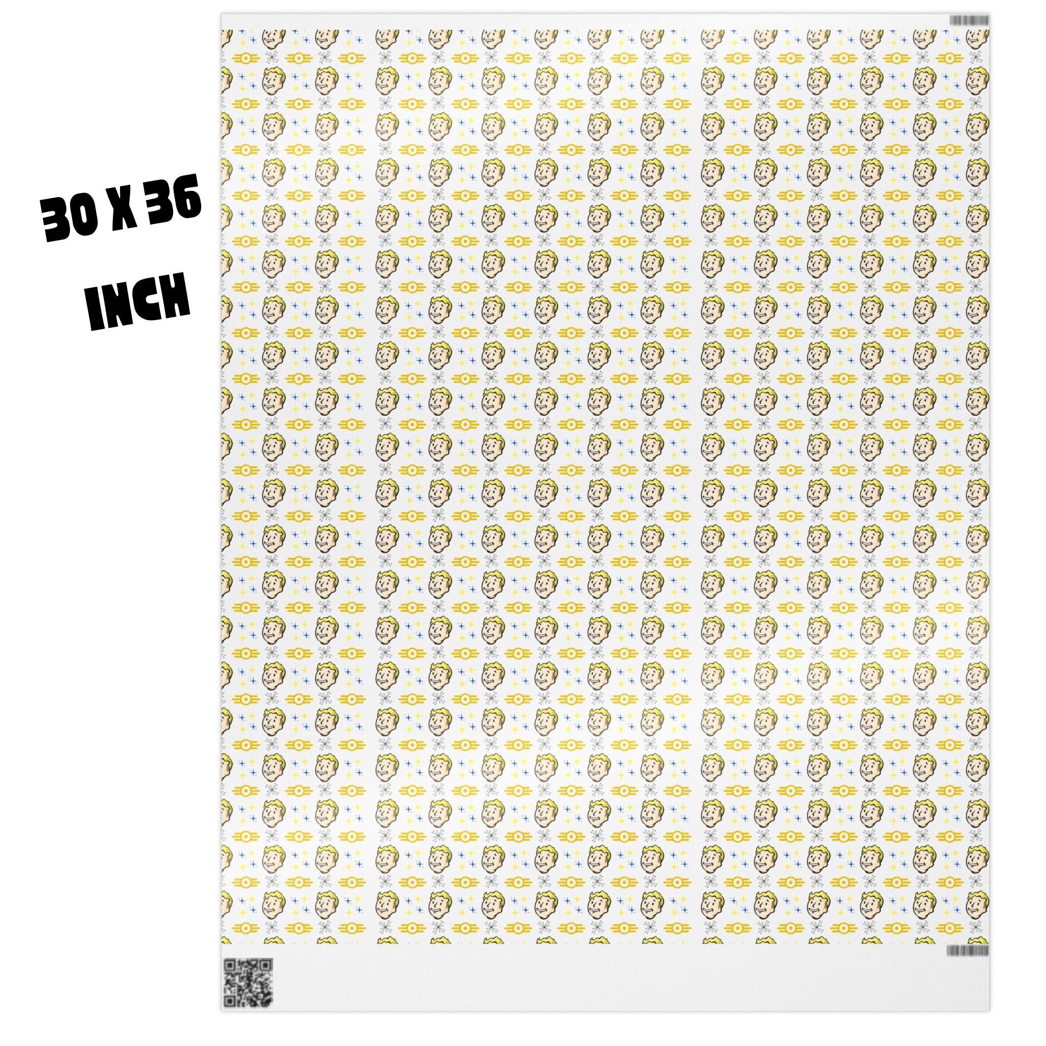 Vault Boy Fallout Gift Wrap Paper | Retro Fallout Gaming Wrapping Paper ...
