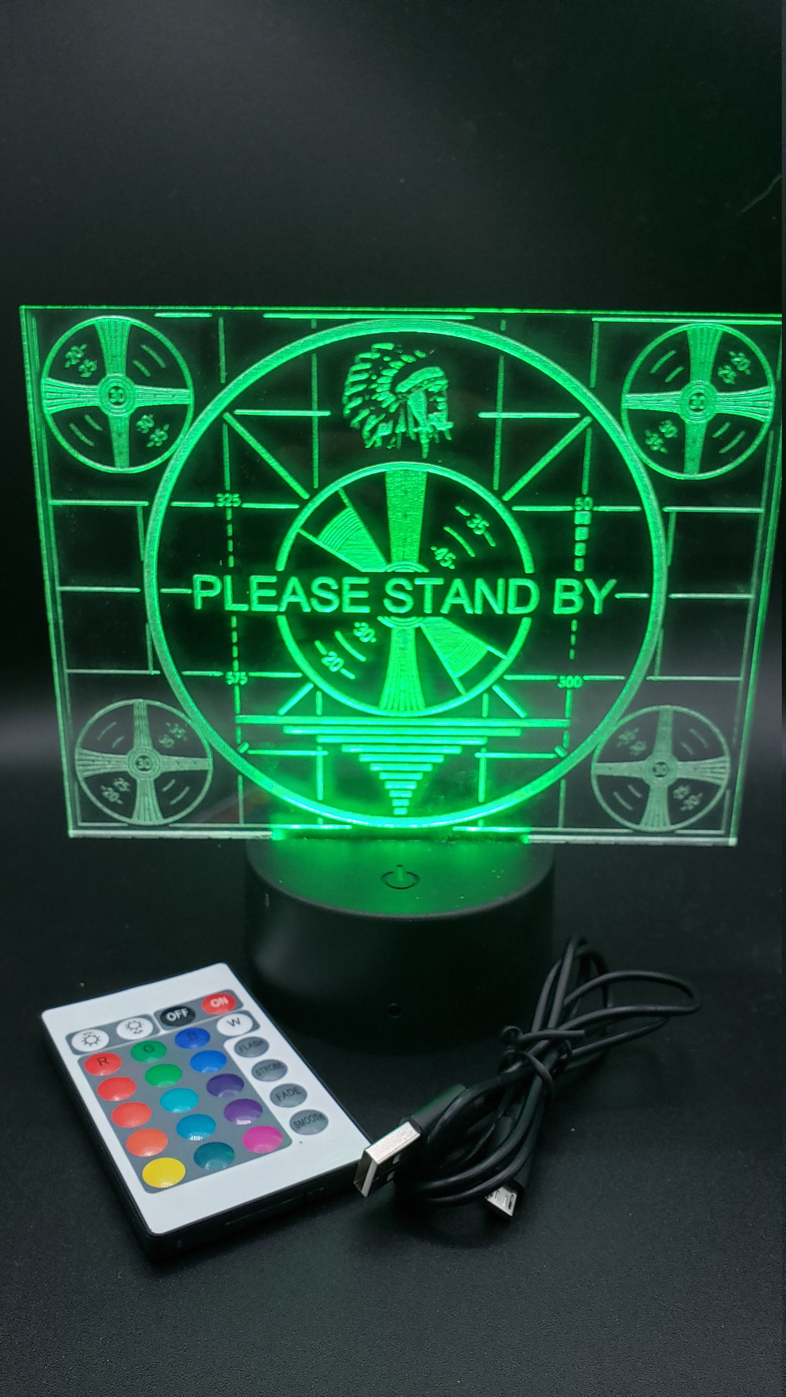 Fallout Please Stand by Acrylic Light | Etsy