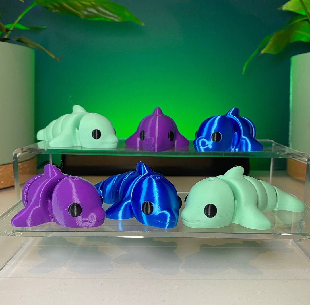 Baby Dolphin Fidget Toy 3D Printed - Etsy