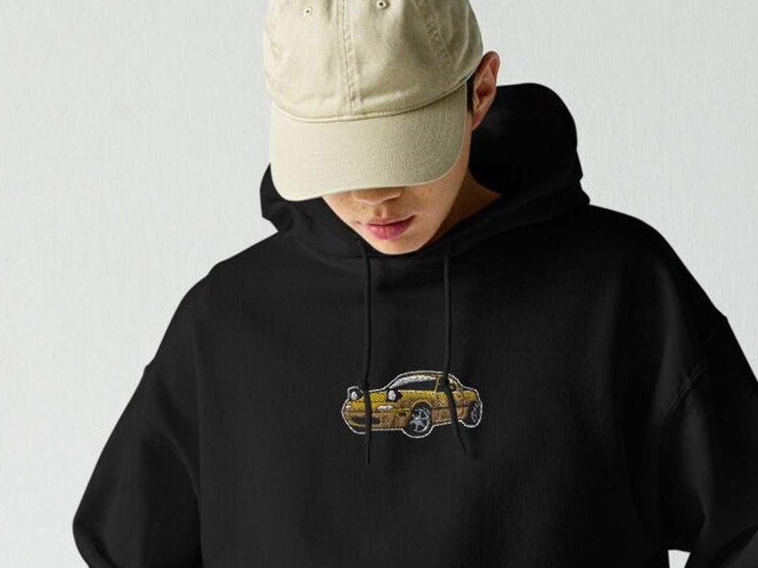 Embroidered JDM Car Hoodie and Sweatshirt | Customizable Gift for Car ...