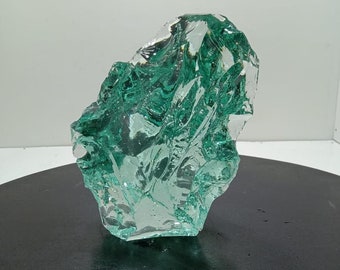 Green Volcanic Crystal Glass - Etsy