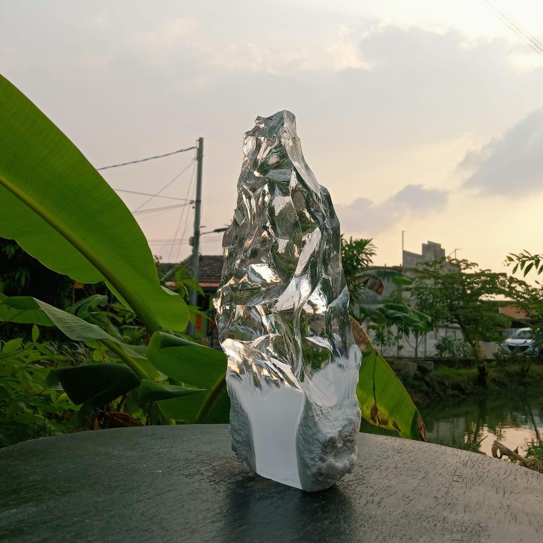 1711 Gram of Rough Altar Andara Crystal White Clear and Milky Monatomic ...