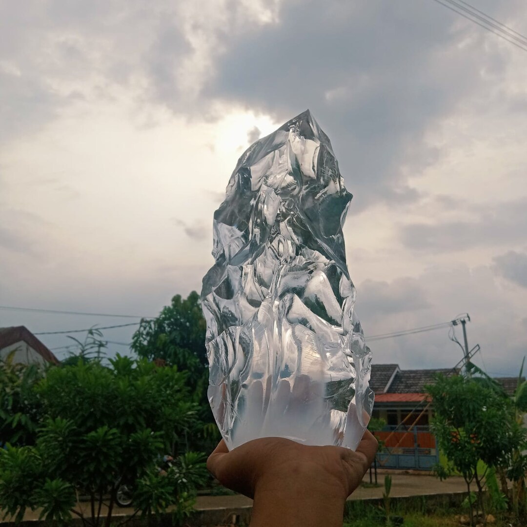 4182 Gram of Rough Rare Speciment White Clear Diamond and White Snow ...