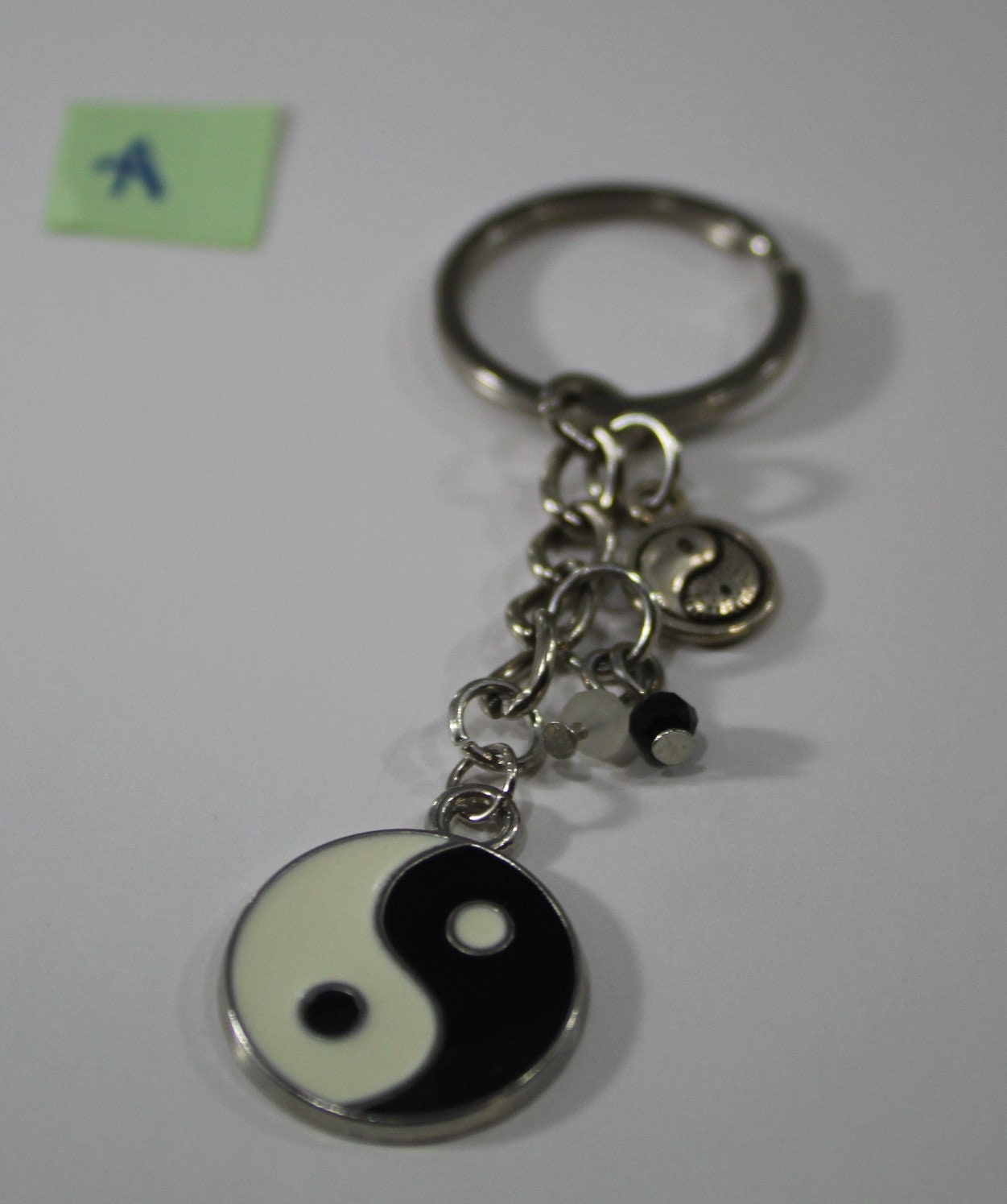 Ying Yang Keychain - Etsy