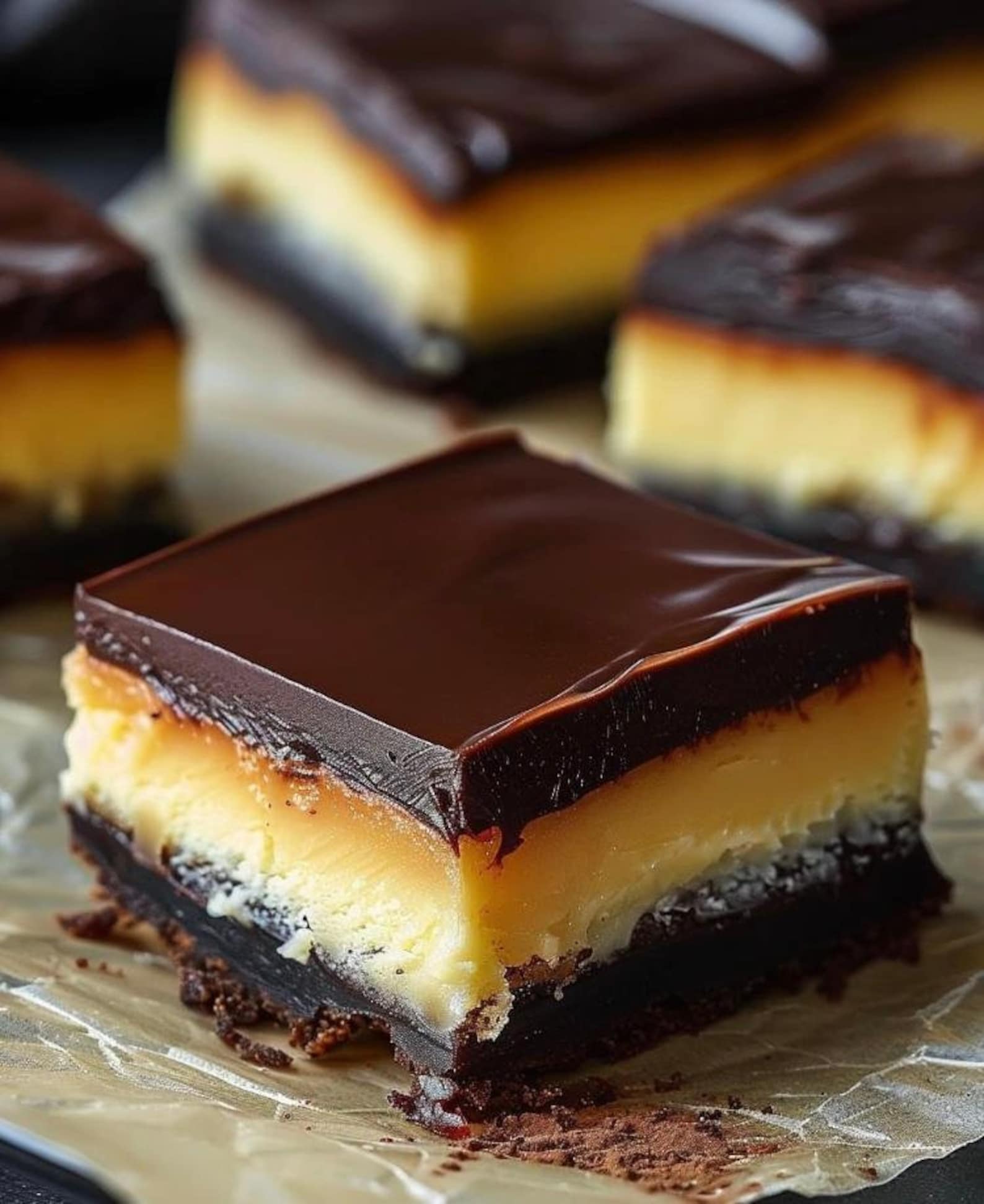 Boston Cream Bars Recipe (download) - Etsy