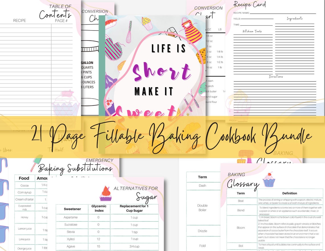 Recipe Book Template EDITABLE Recipe Sheet Template Recipe - Etsy