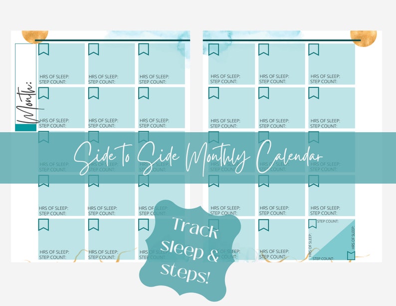 Fitness Planner, Weight Loss Tracker, BUNDLE, Workout Planner Fitness ...