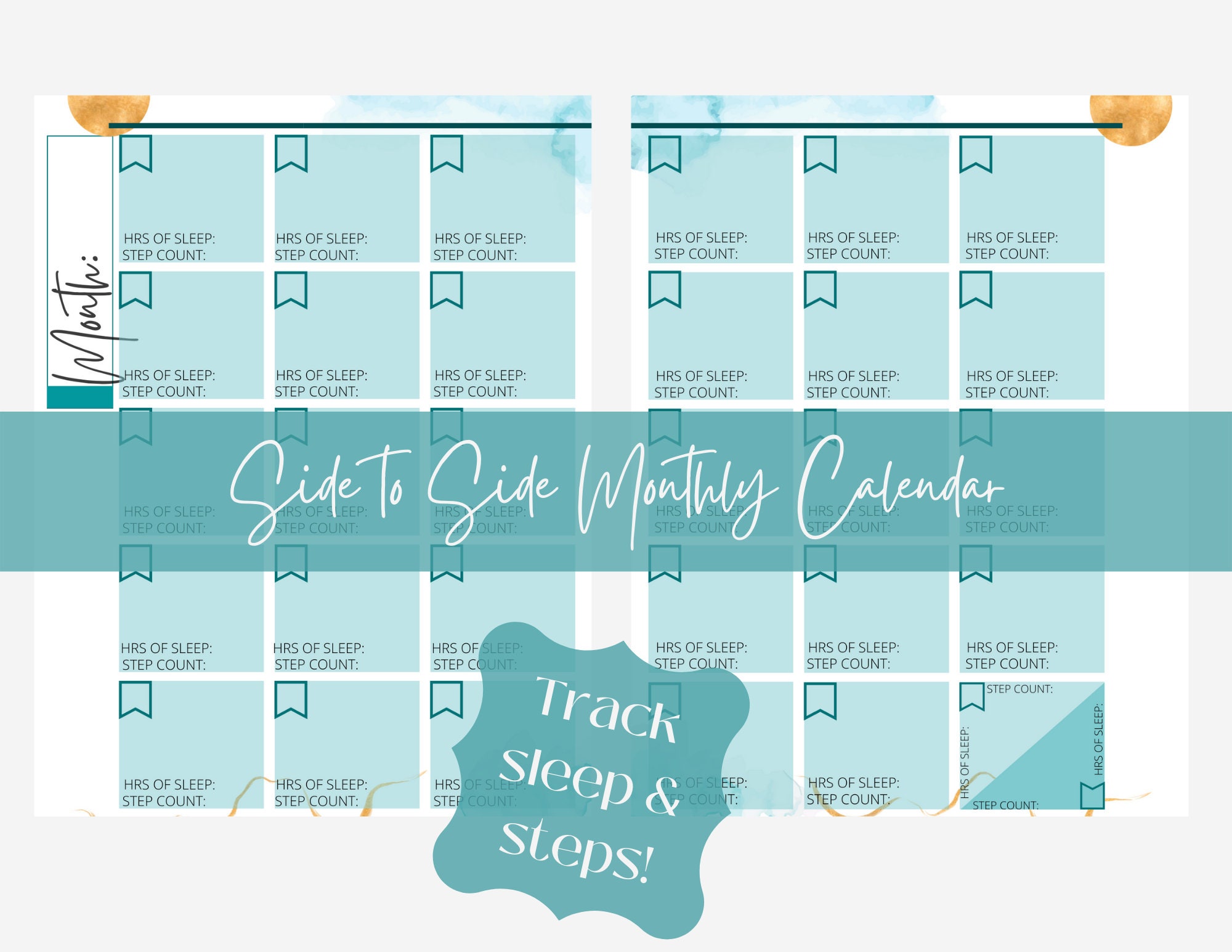 Fitness Planner, Weight Loss Tracker, BUNDLE, Workout Planner Fitness ...