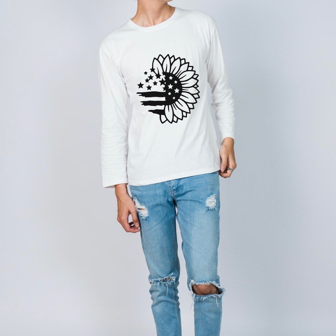 Sunflower Flag SVG Download - Etsy