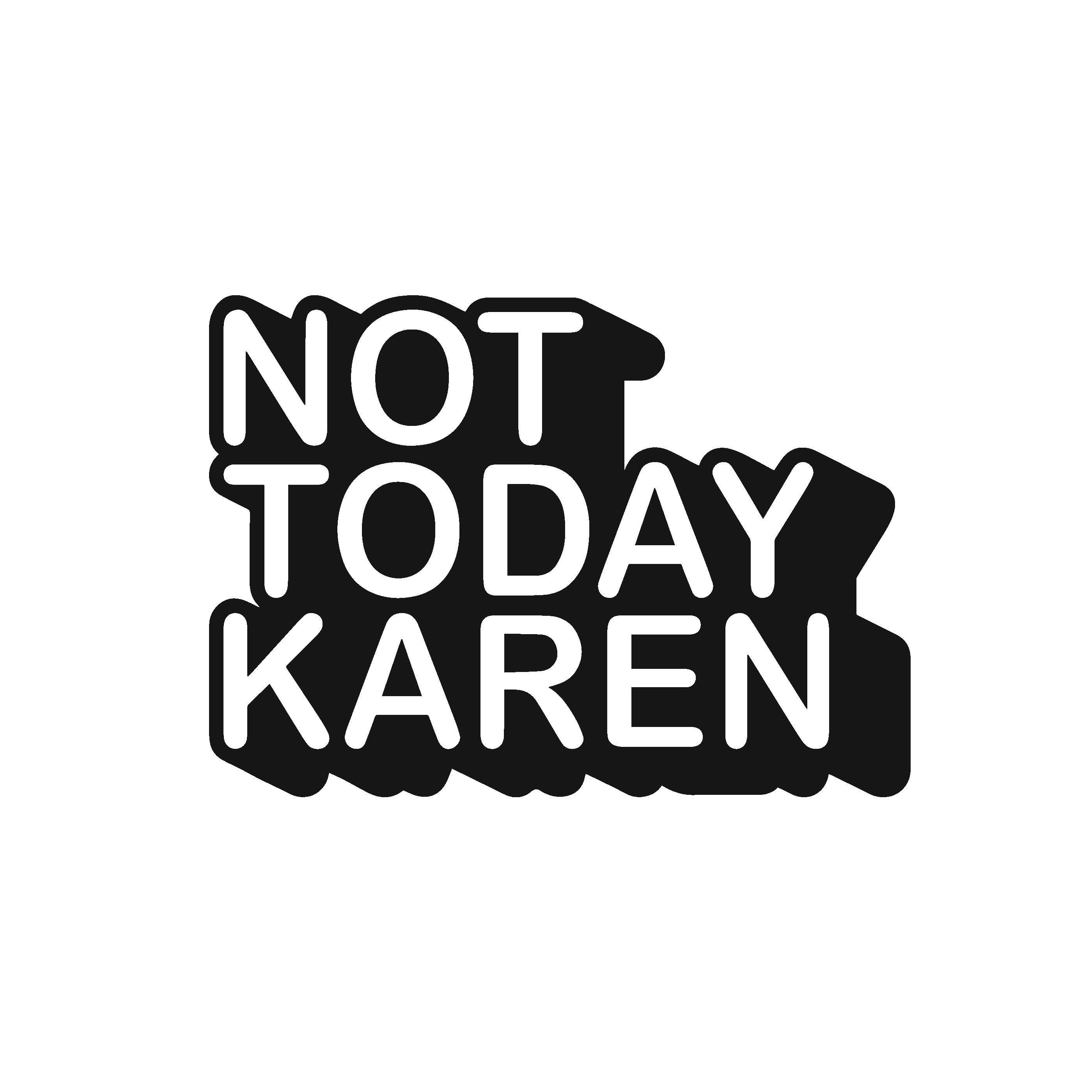 Not Today Karen SVG, Karen SVG, Sarcasm SVG, Sarcastic Svg, Cricut Cut ...