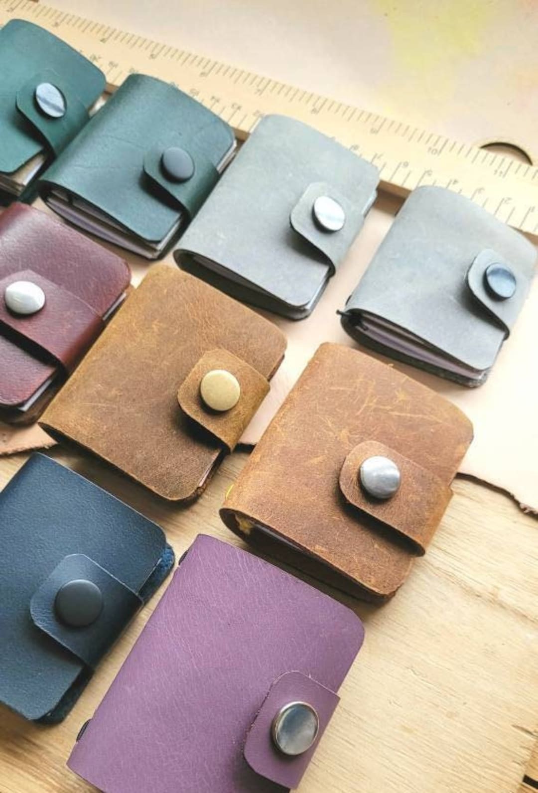 Kayztyle Mini Leather Notebooks With Keychain - Etsy