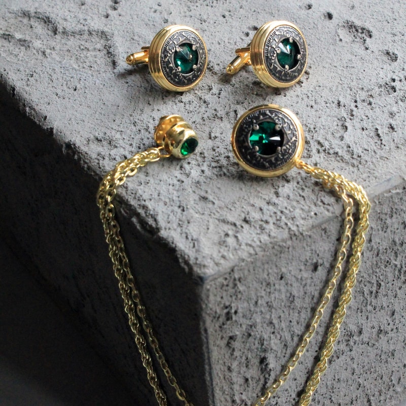 Chain Cufflinks - Etsy