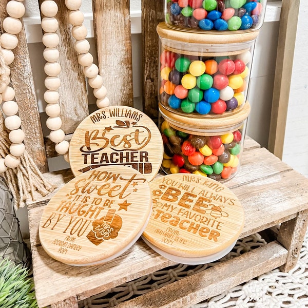 Teacher Candy Jar - Etsy