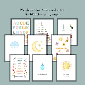 WEATHER • German • Printable Flashcards • Three-part Montessori Cards ...