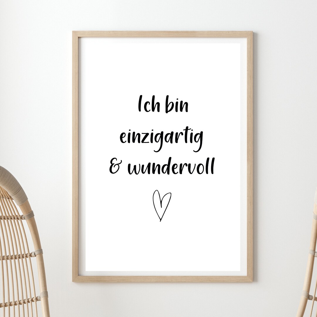 Poster Minimalist, Poster Black White, Positive Affirmation Mental ...
