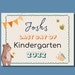 Editable First Day of Kindergarten Sign Printable Last Day - Etsy