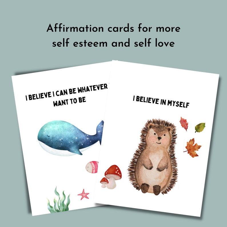 Printable Kids Affirmation Cards | Encouragement Cards | BUNDLE Kids ...