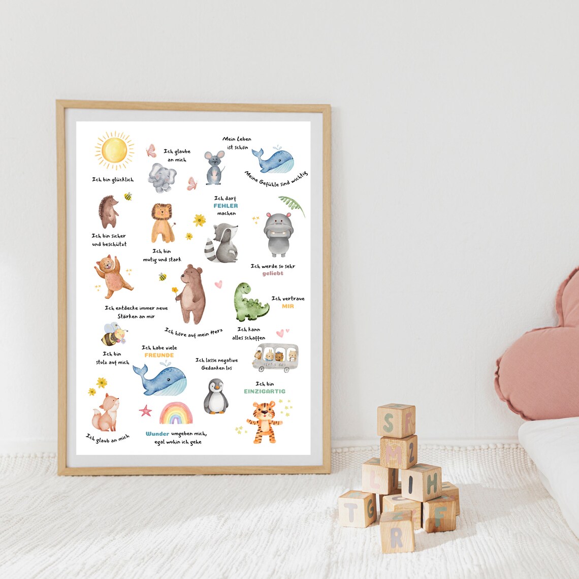 Affirmation Poster Kids Room Self Love Kids Printable Affirmation ...