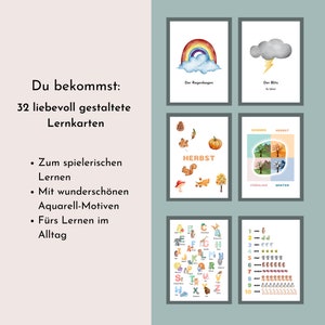 WEATHER • German • Printable Flashcards • Three-part Montessori Cards ...