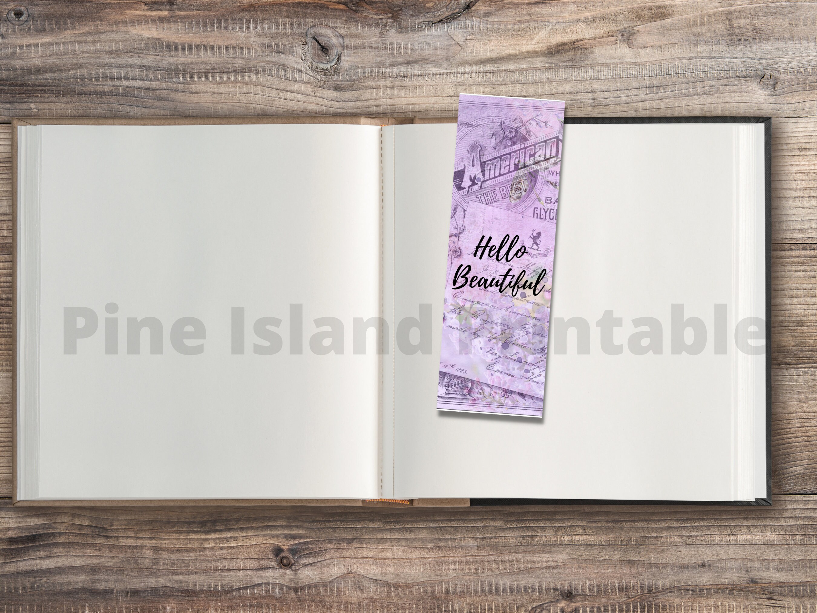 Printable Bookmarks, Unique Bookmark Set of Six, Digital Download ...