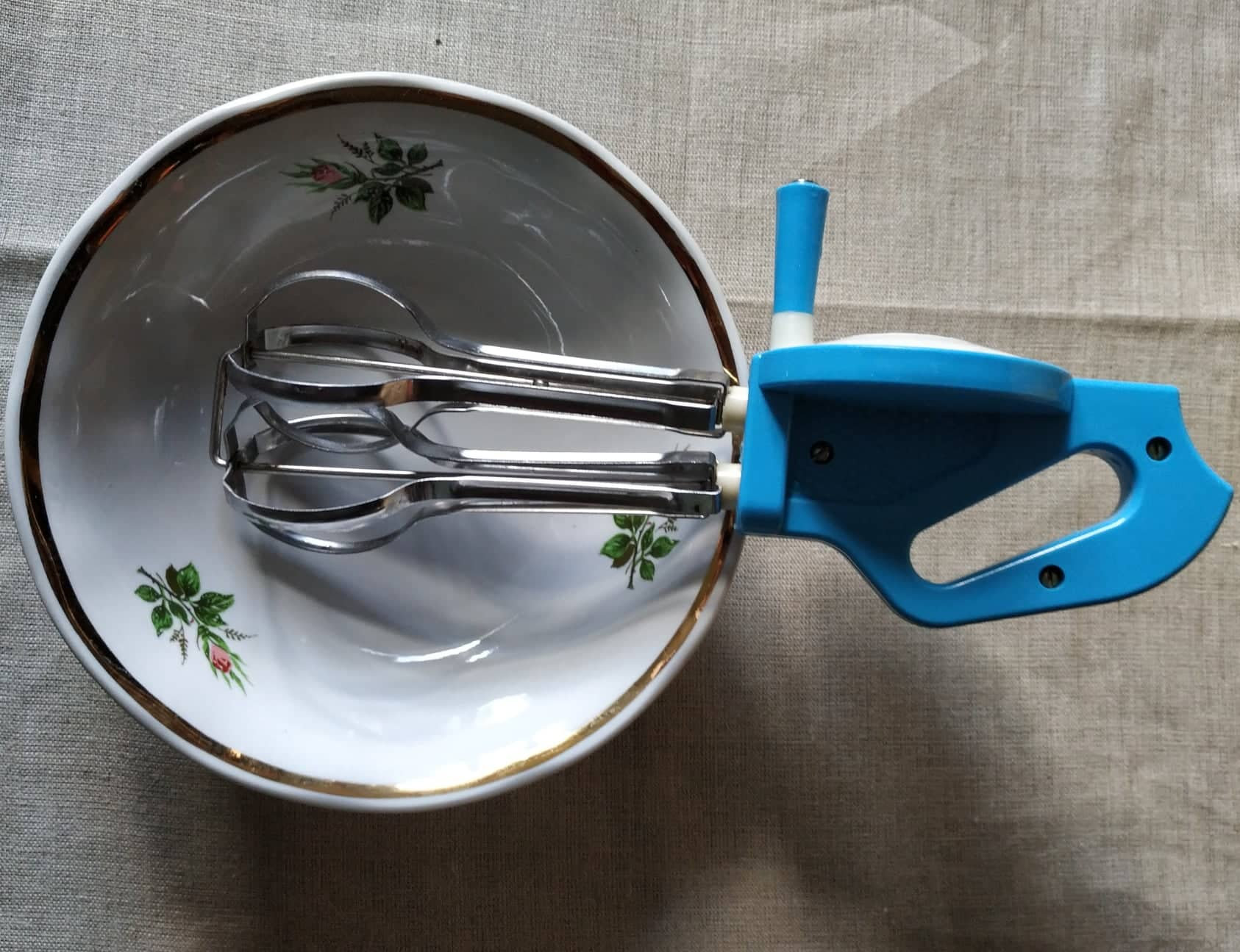 Vintage Hand Mixer Manual Mixer Egg Beater Kitchen Utensil - Etsy
