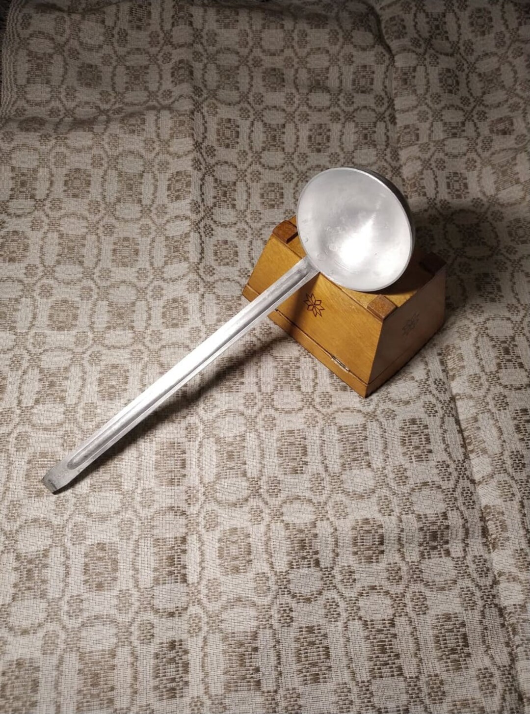 Vintage Aluminum Soup Ladle - Long Handle Rustic Farmhouse Kitchen - Etsy