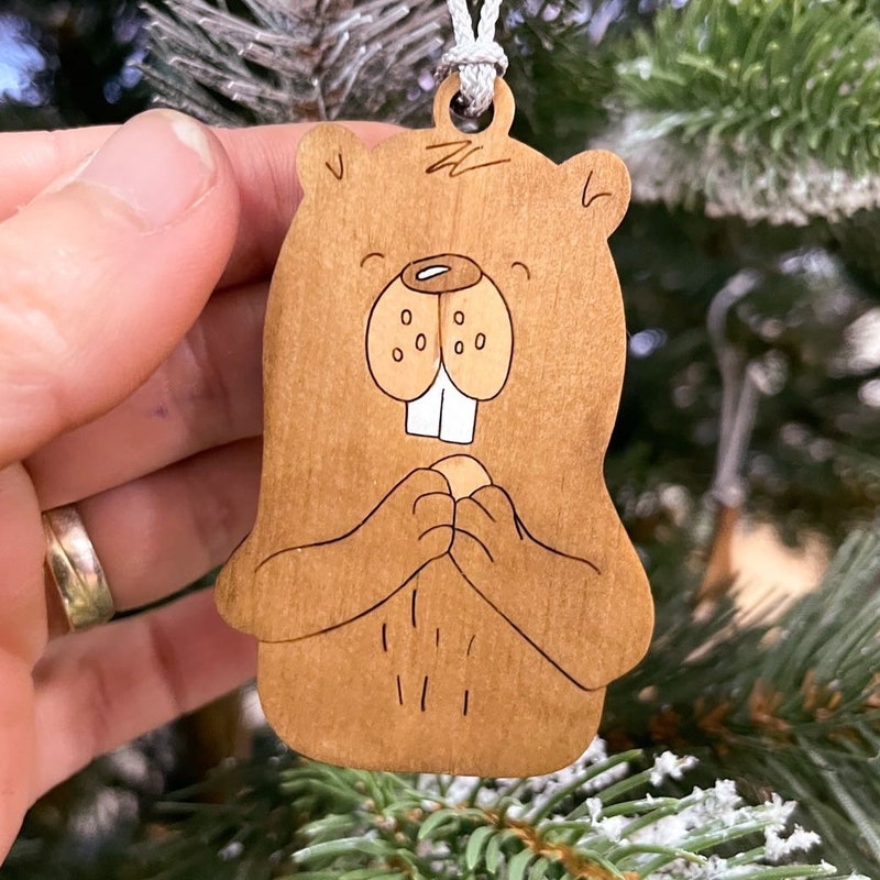 Beaver Ornament - Etsy