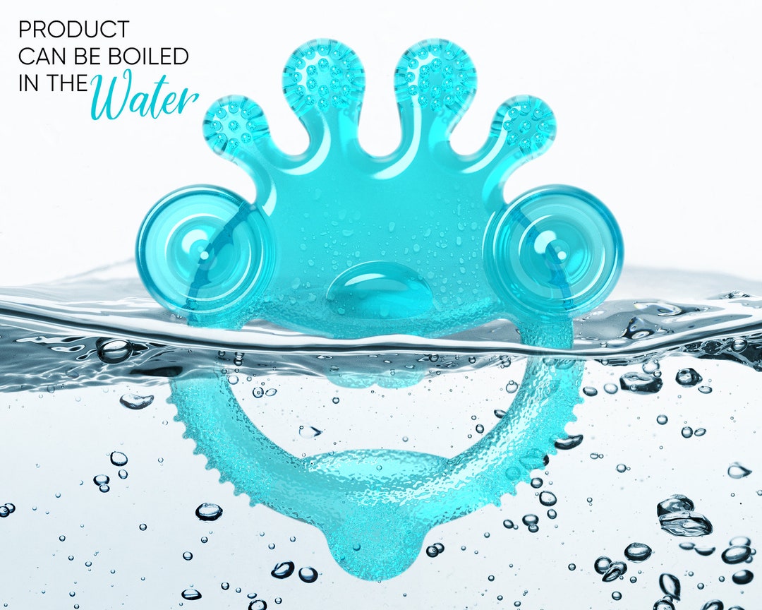 Funny Baby Teether for Boys and Girls. Medical Grade Silicone, No Smell ...