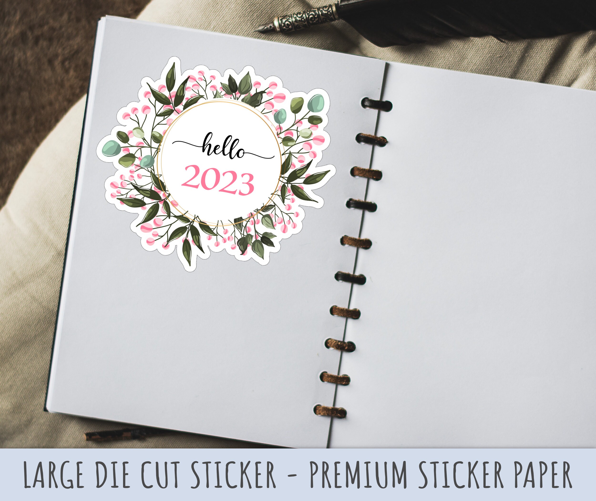Autocollant Hello 2024 pour Bullet Journals Papier - Etsy France