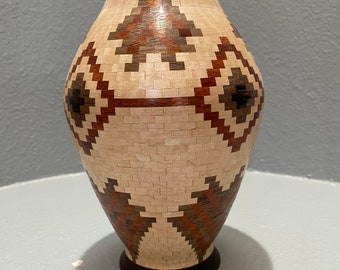 Segmented Wood Vase - Etsy
