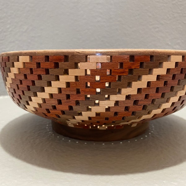 Segmented Wood Bowl - Etsy