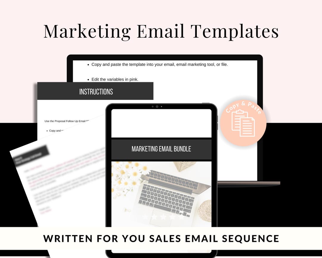 Sales Email Templates Email Sequence Email Copy Templates Virtual ...