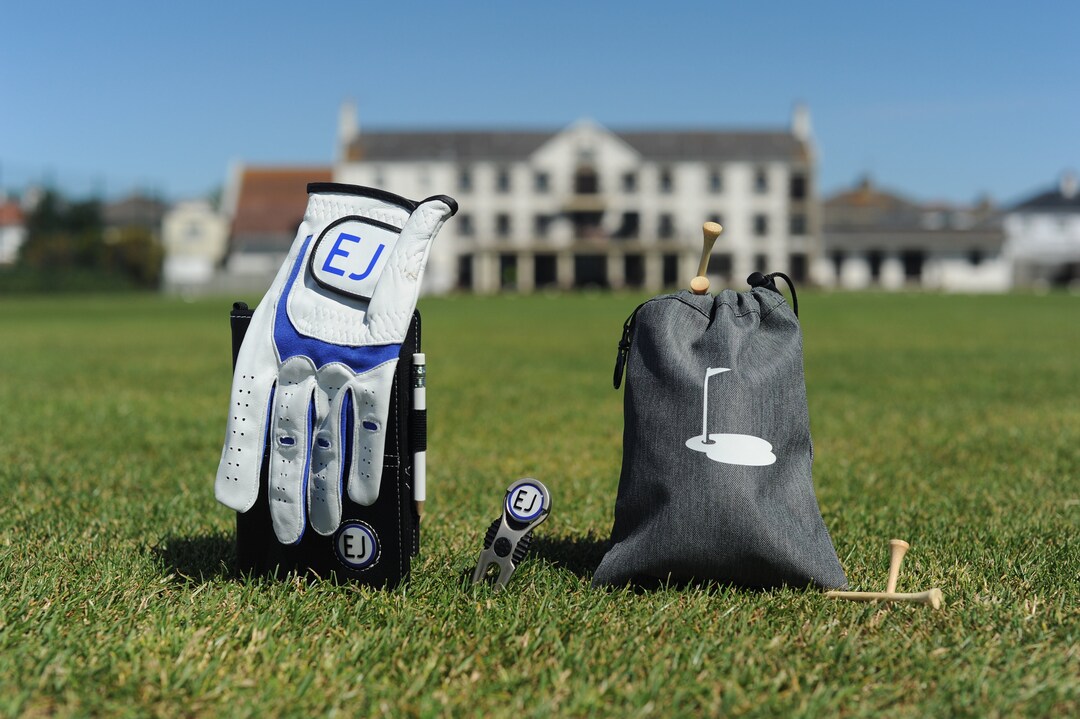 Personalised Golf Gifts, Leather Glove, Score Card Holder With Magnetic ...