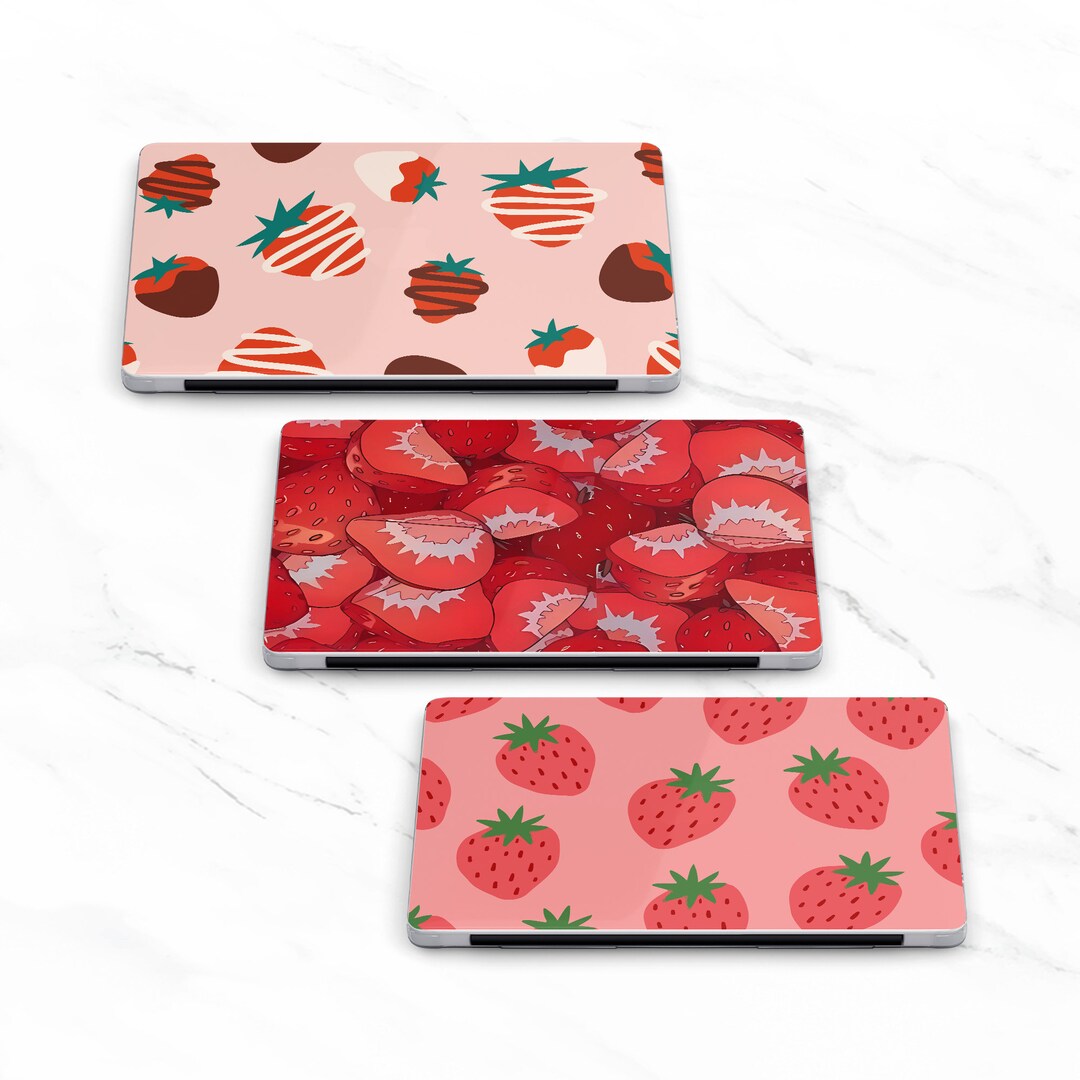 Strawberry MacBook Case Fruit Laptop Cover, Cute Protective Sleeve ...