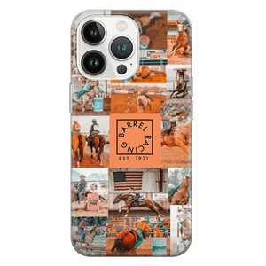 Barrel Racing Phone Case Bull Riding Cover for iPhone 15 14 13 12 11 SE ...