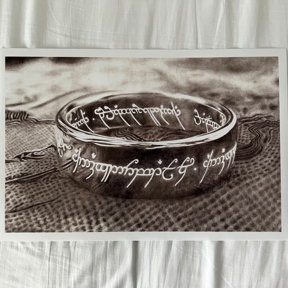 The Lord Of The Rings Ring Drawing
