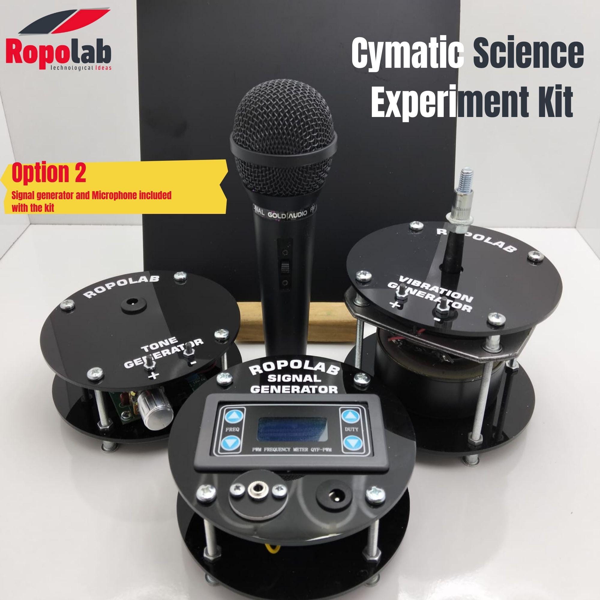 Chladni Plates Kit | Cymatic Science Experiment Kit | Fun Sound ...