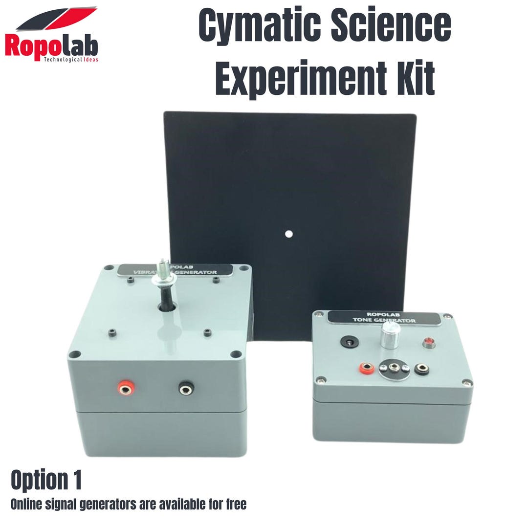 Chladni Plates Kit, Cymatic Science Experiment Kit, Fun Sound Vibration ...