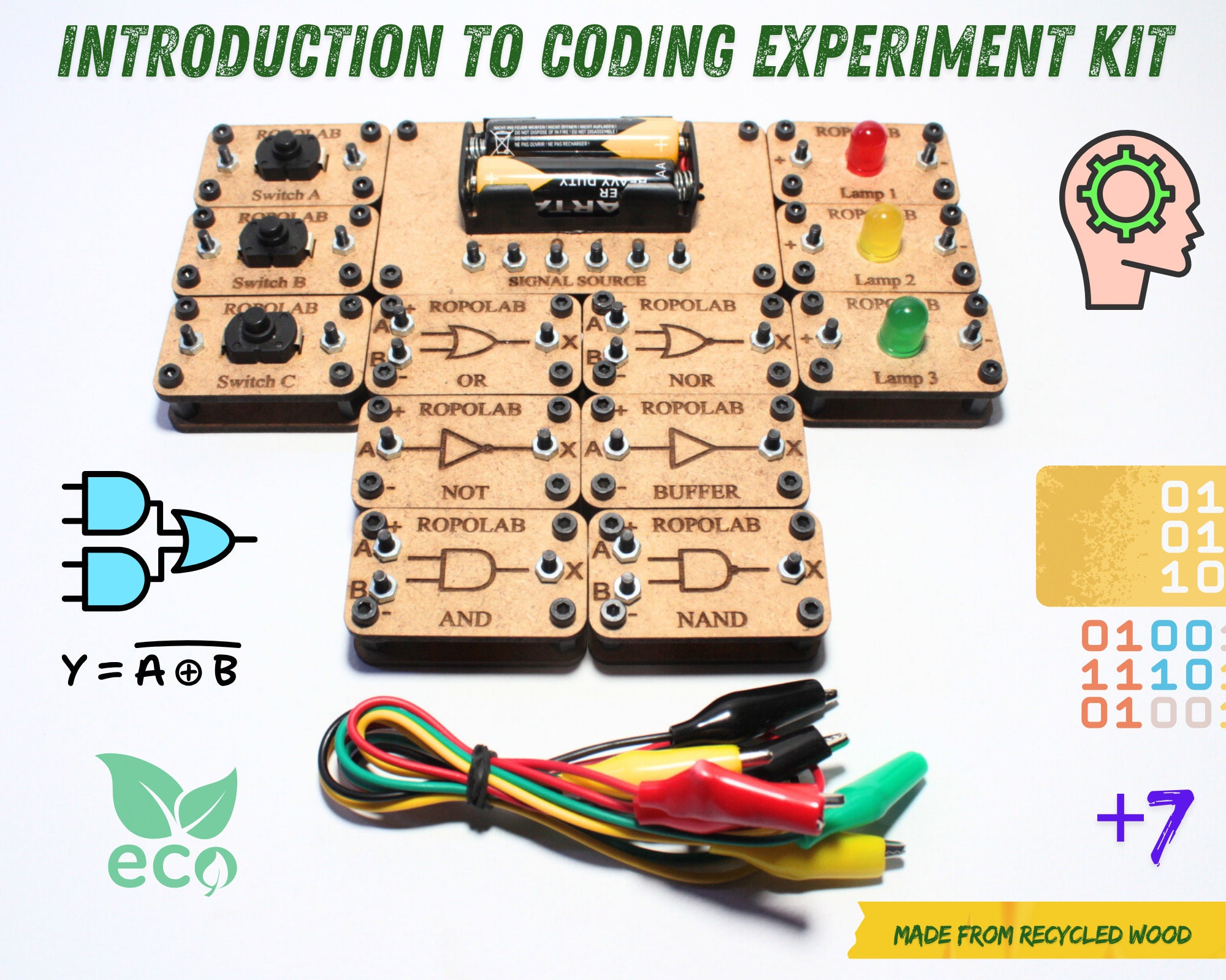 Introduction to Coding Experiment Kit for Kids STEM DIY Engineering - Etsy