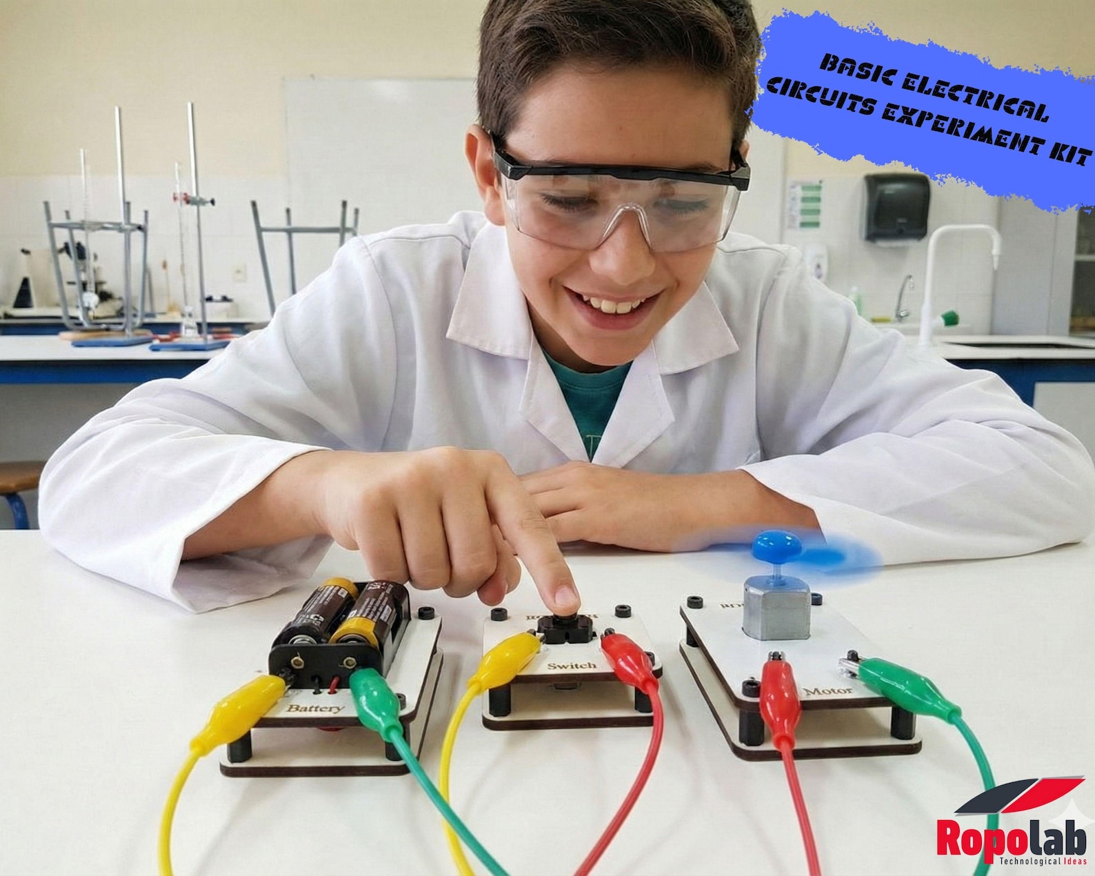 Basic Electrical Circuits Experiment Kit – STEM Learning Toy for Kids ...