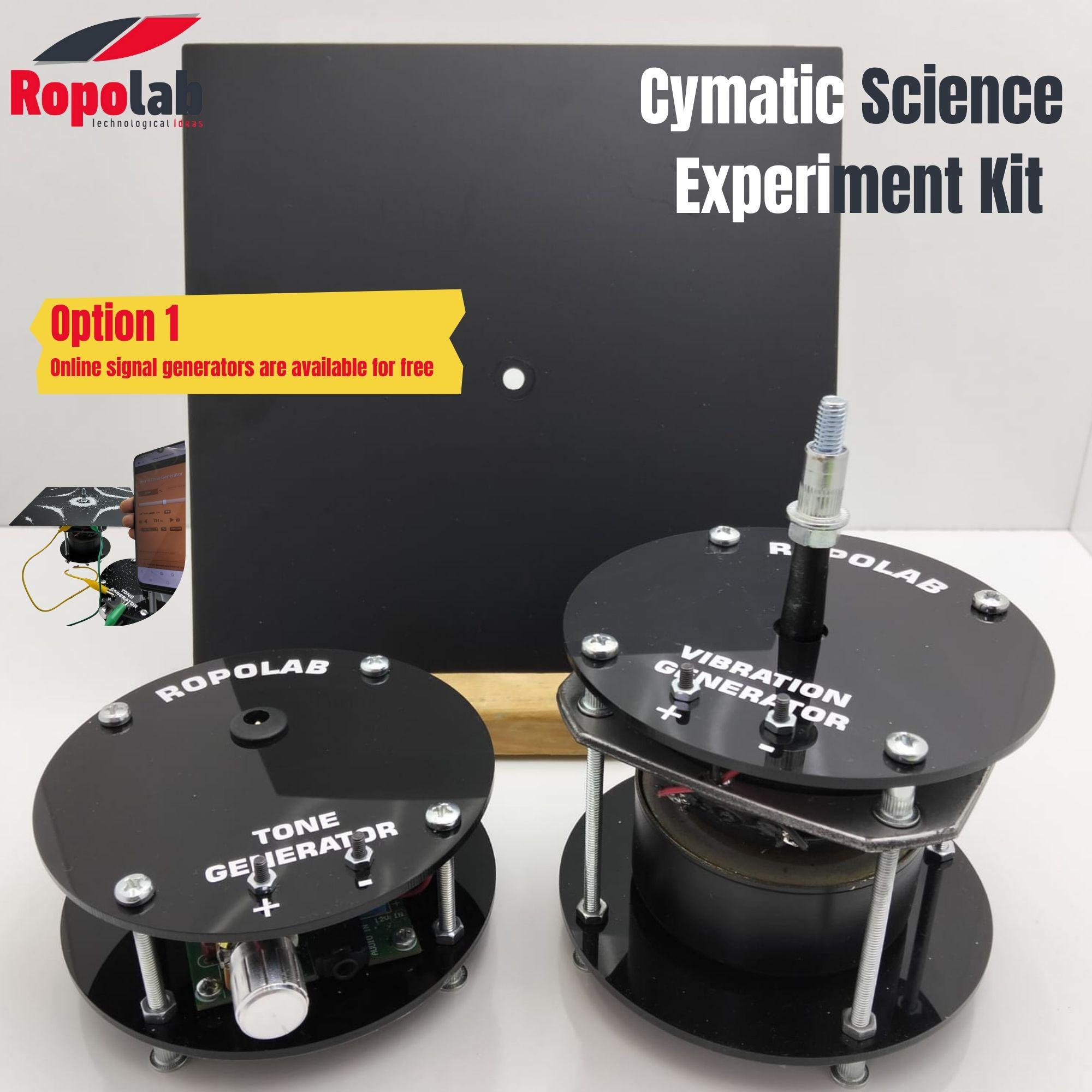 Chladni Plates Kit | Cymatic Science Experiment Kit | Fun Sound ...