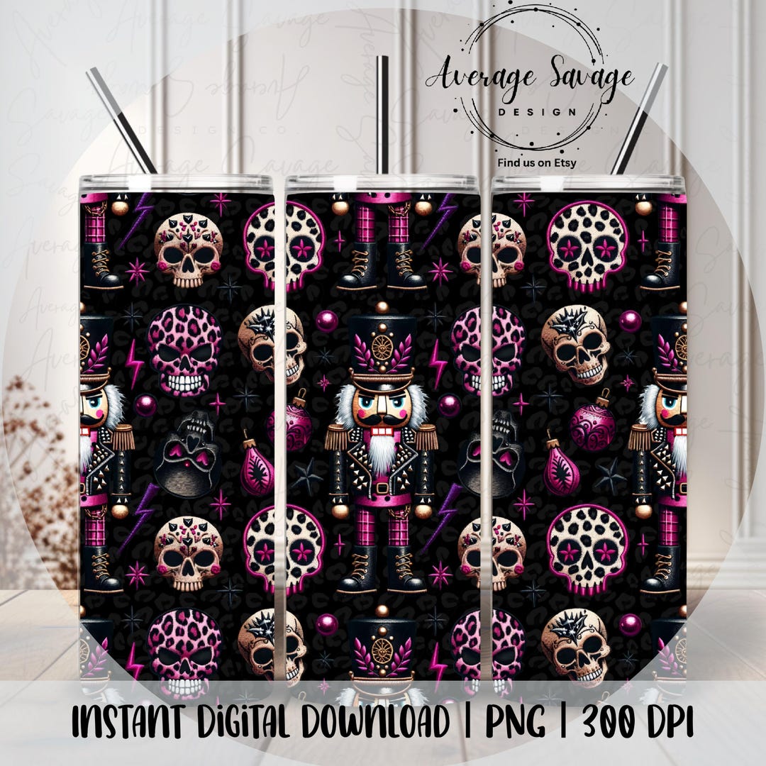 Gothic Nutcracker Christmas | Seamless Design | 300 DPI - Etsy