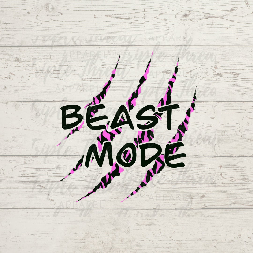 Beast Mode PNG Digital Download Fitness Quote Gym Muscle - Etsy