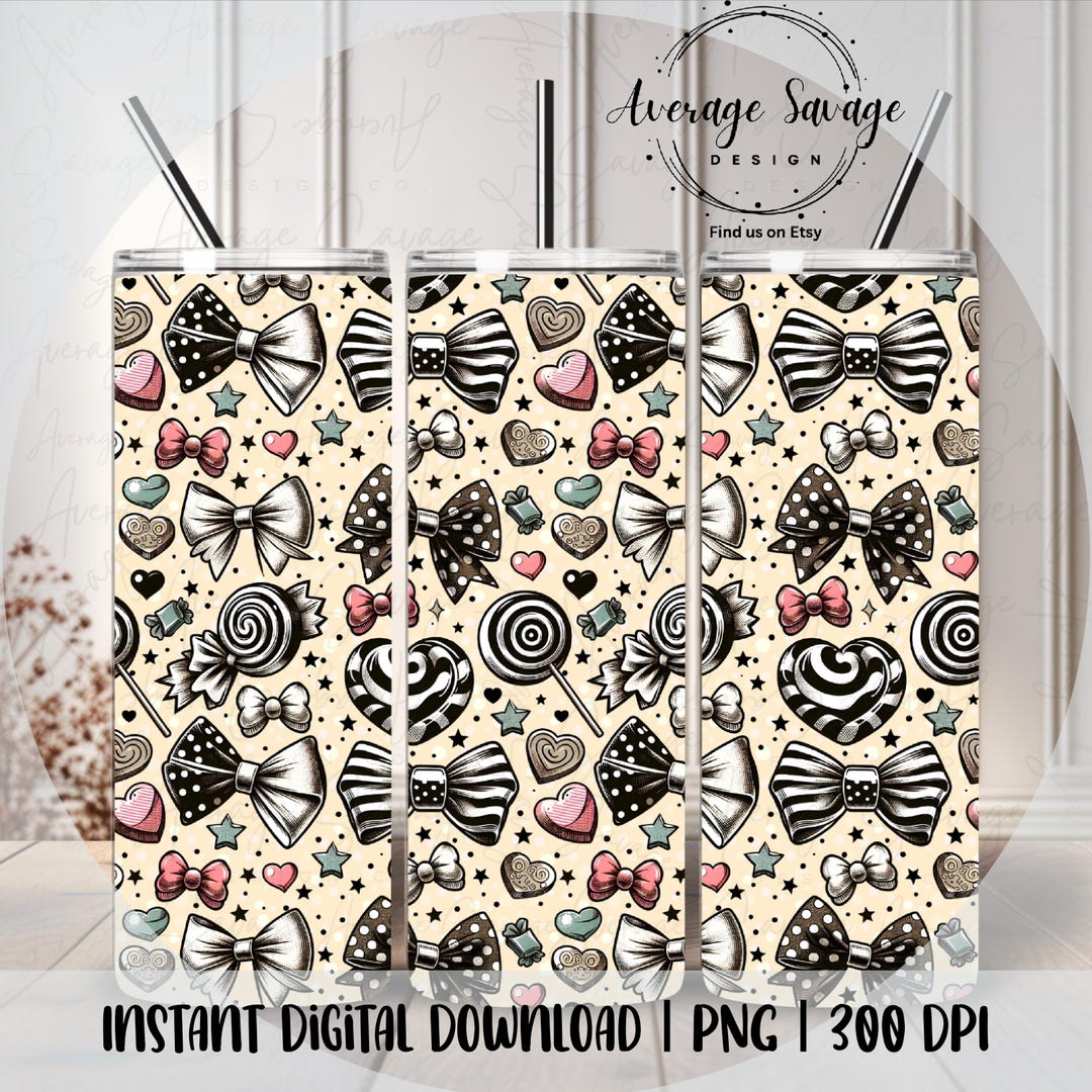 Valentine Sweets | Comic Candy | Seamless Design | 300 DPI - Etsy