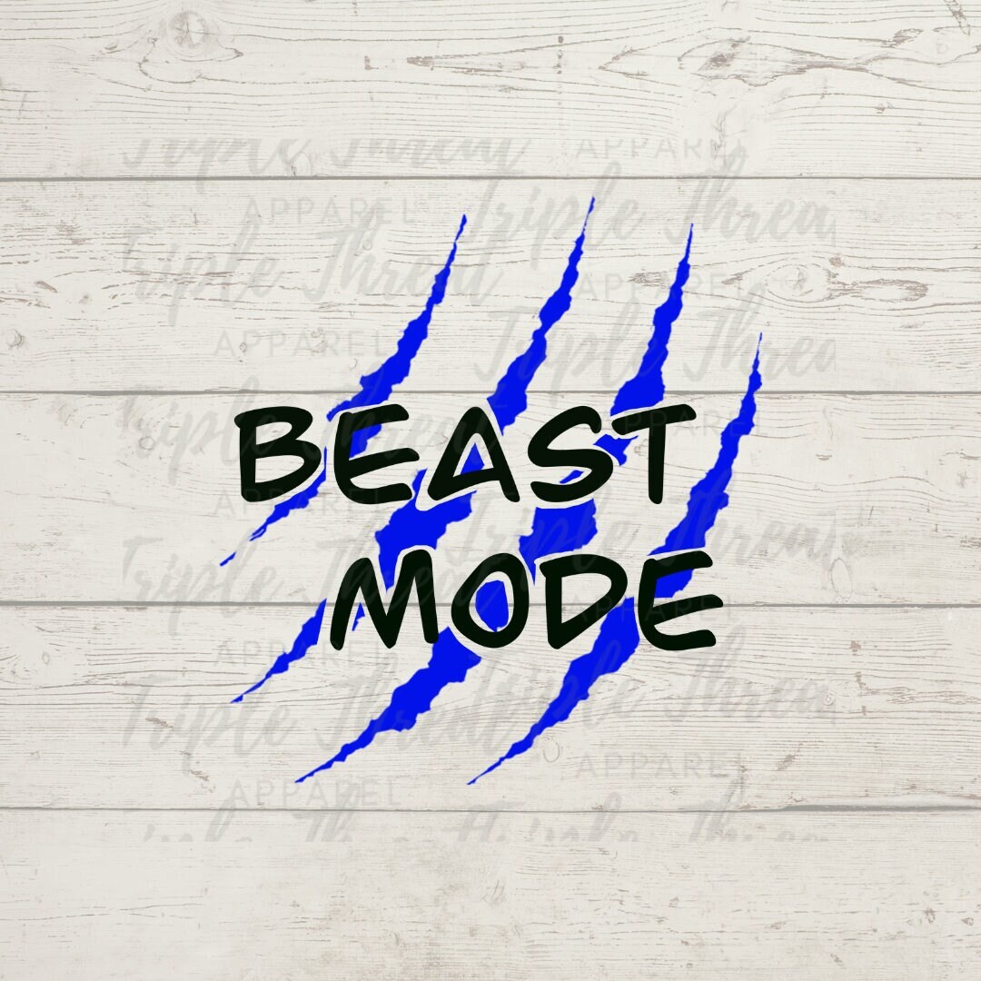 Beast Mode PNG Digital Download Fitness Quote Gym Muscle - Etsy