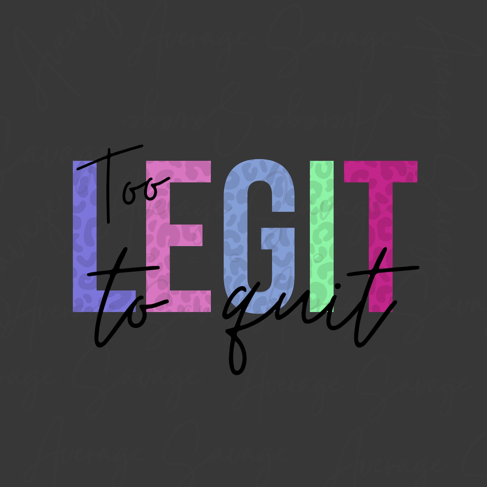 Too Legit | PNG - Etsy