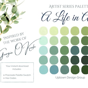 Instant Download Color Palette for Procreate, Illustration and Graphic ...